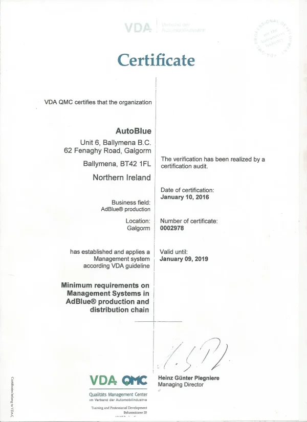 Adblue 205L Barrell (Nationwide on Barrels & IBC) - Kenny Fuels