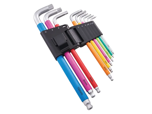 Metric Multicoloured Hex Key Set, 9 Piece | Kenny Fuels